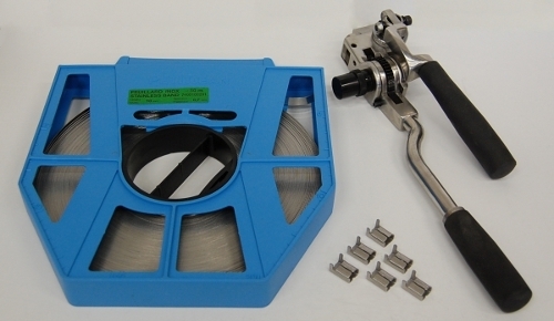 Cerclage inox – Table de cuisine